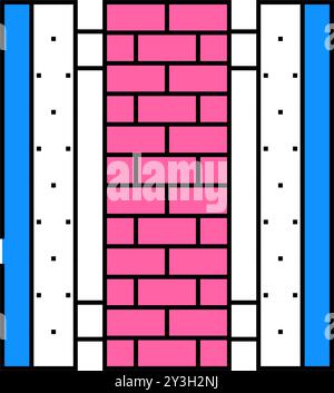 ready construction building material icon doodle illustration Stock ...