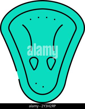 groin protection bandage color icon vector. groin protection bandage ...