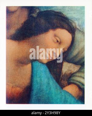 LEONARDO DA VINCI. VISAGE DE LA VIERGE Stock Photo - Alamy