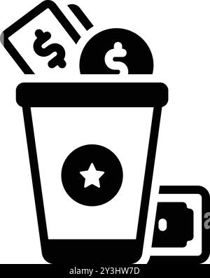 Icon for disposable, waste money Stock Vector Image & Art - Alamy