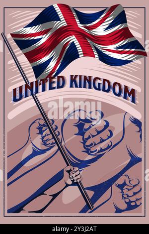 British flag poster background Stock Vector Image & Art - Alamy
