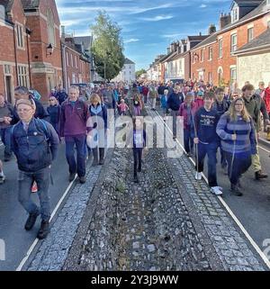 Tiverton, Devon, UK. 14th Sep, 2024. Septennial Perambulation of ...