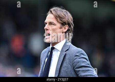 Burnley manager Scott Parker ahead of the Sky Bet Championship match at ...