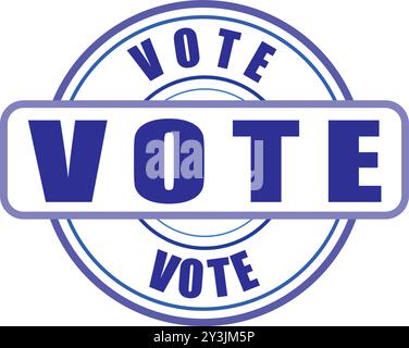 vote stamp. sign. seal Stock Vector Image & Art - Alamy