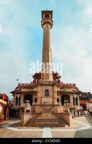 A view of the city in Ayodhya. Ayodhya is an ancient city in northern ...