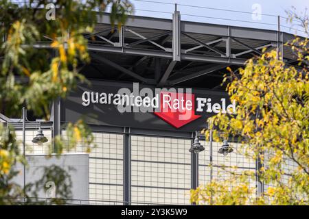 The exterior of MLB's Chicago White Sox's Guaranteed Rate Field Stock ...