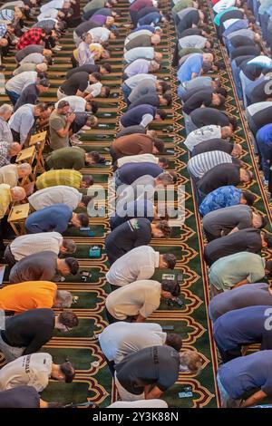 Dearborn, Michigan - Friday prayers at the Islamic Center of America ...
