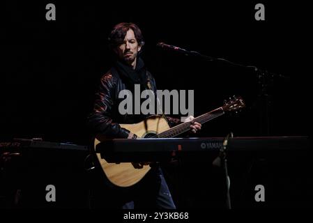 Luza Zabbini during Premiata Forneria Marconi (PFM) band concert at ...
