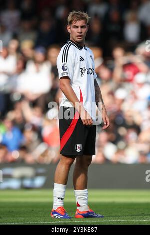 Emile Smith Rowe of Fulham looks on during the Premier League match ...