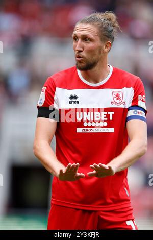 Middlesbrough's Luke Ayling during the Sky Bet Championship match at ...