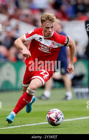Middlesbrough's Tommy Conway during the Sky Bet Championship match at ...