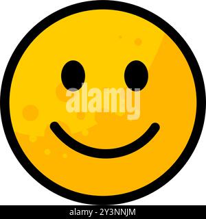 Smile face icon isolated on white background. Vector illustration. Eps ...