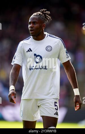 Leicester City's Caleb Okoli during the Sky Bet Championship match at ...