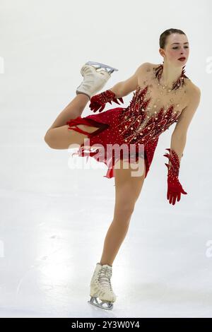 Sarah EVERHARDT (USA), during Women Free Skating, at the ISU Four ...