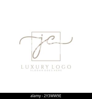 JC Initial handwriting logo design Stock Vector Image & Art - Alamy