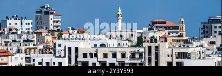 Panorama the skyline of Ramallah, capital city of Palestine Stock Photo ...