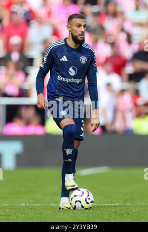 Manchester United defender Noussair Mazroui (3) during the FCSB v ...