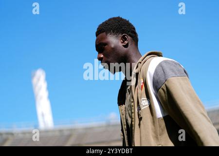 Ali Dembele of Torino Fc during warm up before the Coppa Italia Round ...