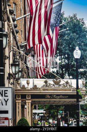 Famous Mayflower Hotel in Washington - WASHINGTON DC - COLUMBIA Stock ...