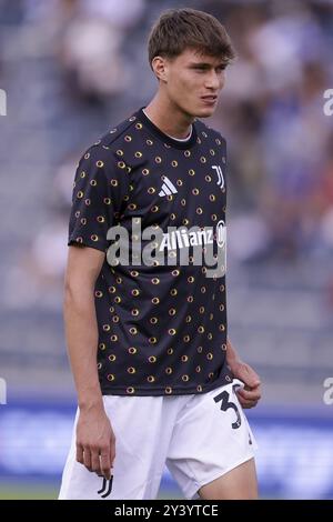 Nicolo Savona of Juventus FC looks on during pre-season friendly ...