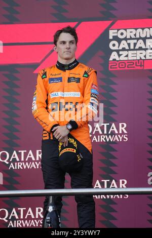 McLaren driver Oscar Piastri of Australia in the pitlane during the ...