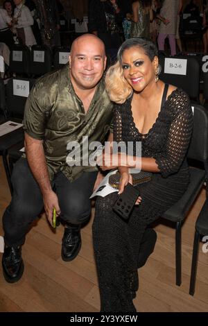 Frederick Anderson and Crystal Waters attends front row at The Blue ...