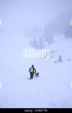 Winter onset, snow, September, alpine pasture, hut, mountains, hike ...