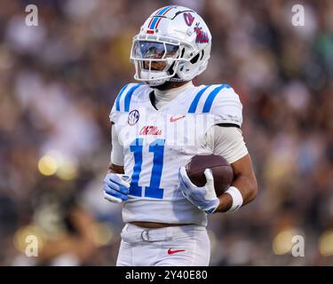 Mississippi wide receiver Jordan Watkins (WO43) poses for a portrait at ...