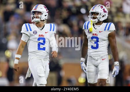 Mississippi wide receiver Antwane Wells Jr. after a catch runs the ball ...