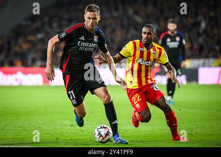 Nemanja Matic of Lyon during the French championship Ligue 1 football ...