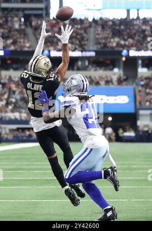 Dallas Cowboys cornerback Caelen Carson (21) runs with the ball during ...