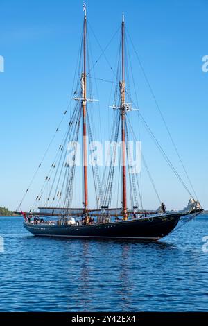 The Bluenose II schooner, Lunenburg, Harbour, Nova Scotia, Canada Stock ...