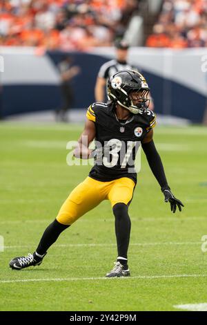 Pittsburgh Steelers cornerback Beanie Bishop Jr. (31) and linebacker ...