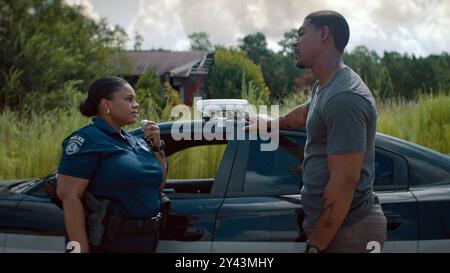 AARON PIERRE in REBEL RIDGE (2024), directed by JEREMY SAULNIER. Credit ...