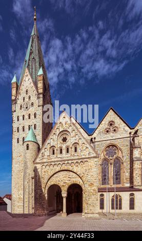 Catholic Paderborn Cathedral St. Liborius is mainly of the 13th century ...
