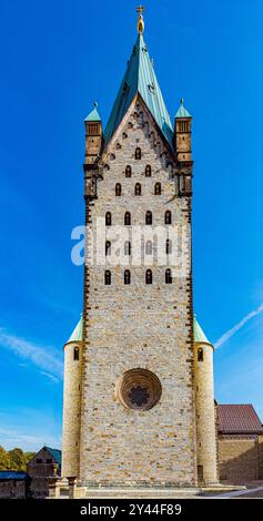 Catholic Paderborn Cathedral St. Liborius is mainly of the 13th century ...