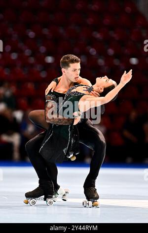ROBERTA SASSO & GHERARDO ALTIERI DEGRASSI, Italy, first place, during ...