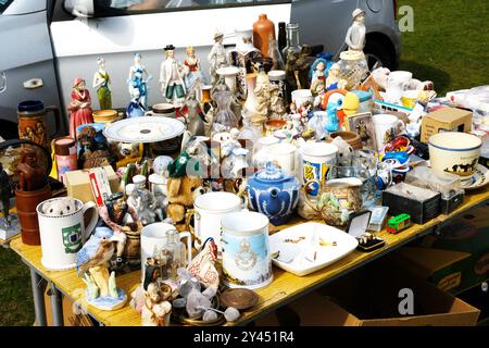 Car Boot Stall - John Gollop Stock Photo - Alamy