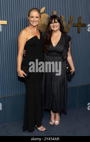 Lindsey Springer and Christina Malach attend Apple TV+ 'The Morning ...