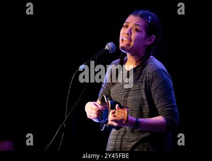 Ria Lina at a Charity Comedy Night, Joker Comedy Club, Southend-on-Sea ...