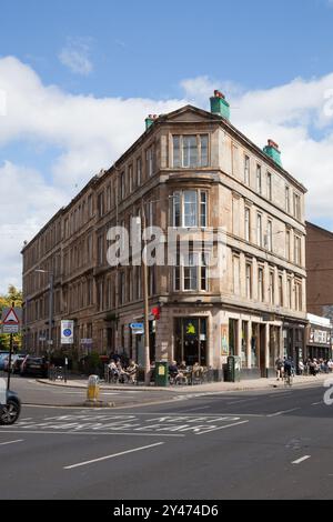 Views of Argyle Street in Finnieston, Glasgow, Scotland in the UK Stock ...