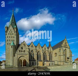 Catholic Paderborn Cathedral St. Liborius is mainly of the 13th century ...