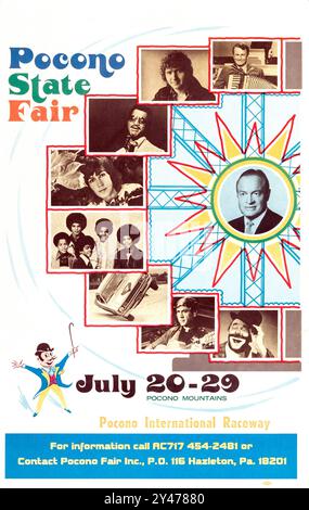 Jackson 5, Sammy Davis Jr, Bob Hope 1973 Pocono State Fair Pennsylvania ...