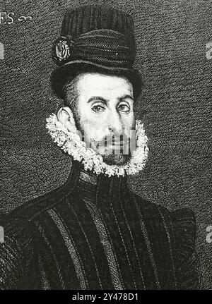 Hernan Cortes (1488-1547). Spanish conquistador of the Aztec empire ...
