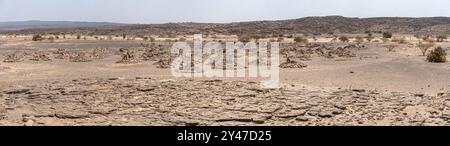 Old afar tribe graves in the danakil desert, Afar region, Semera ...