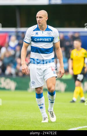 Queens Park Rangers' Michael Frey celebrates scoring their side's first ...