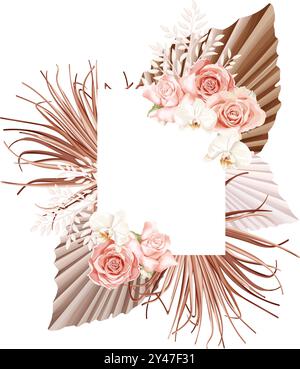 Branches orchids white flowers tropical plant Phalaenopsis on a white ...