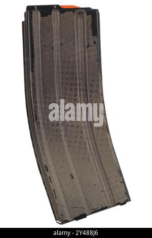 Standard issue 30-round M16 magazine isolated on white background Stock ...