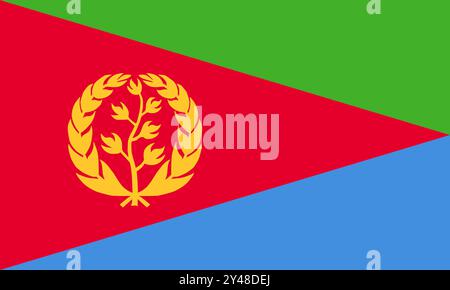 Eritrea flag national material design Stock Vector Image & Art - Alamy