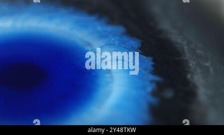 Sparkling texture defocused. Ink spread. Black volcanic ash stream on ...